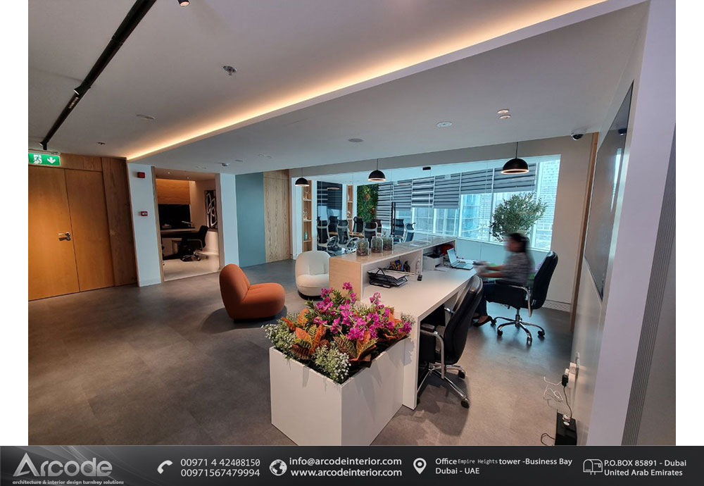 Arcode Interior > Gallery > Offices > Reception of HQ Office