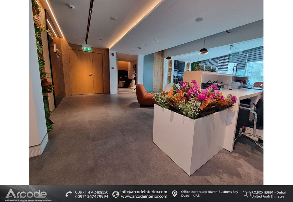 Arcode Interior > Gallery > Offices > Reception of HQ Office