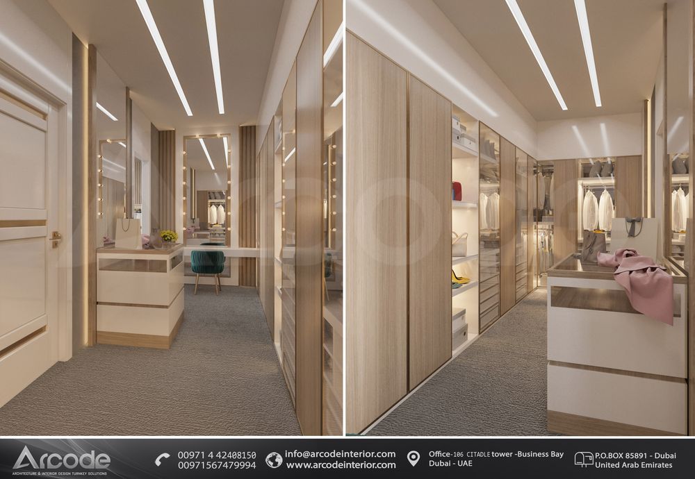 Arcode Interior > Gallery > Attached Rooms > MODERN DRESSING AREA