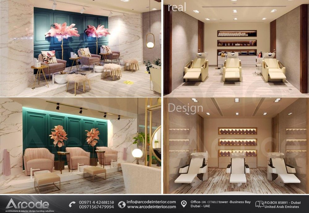 Arcode Interior > Gallery > Retails > Modern Design and Fitted Beauty Salon